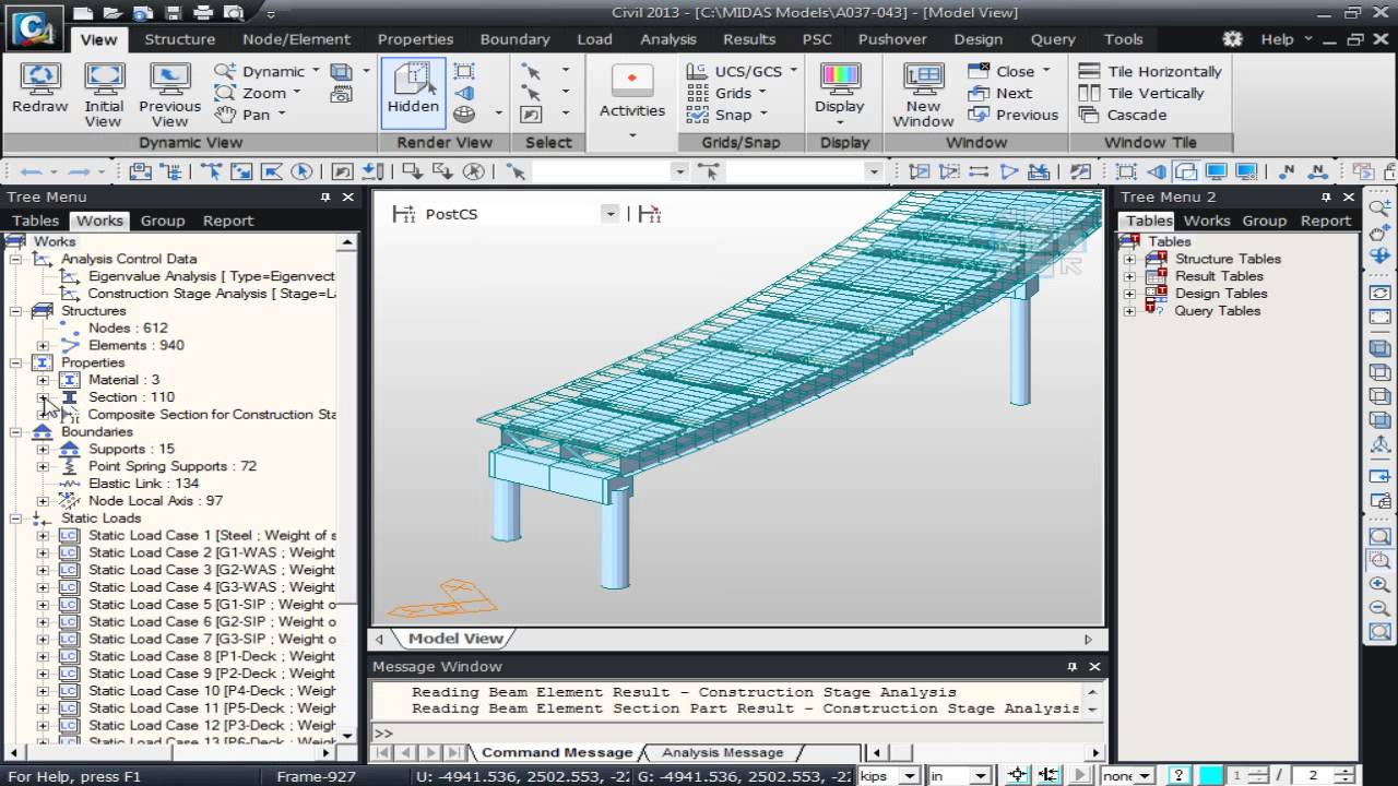 [midasCivil] midas Civil Three dimensional FE modeling of a curved ...