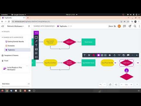 Membuat Flowchart Login dan SignUp Account Tagihanku - YouTube