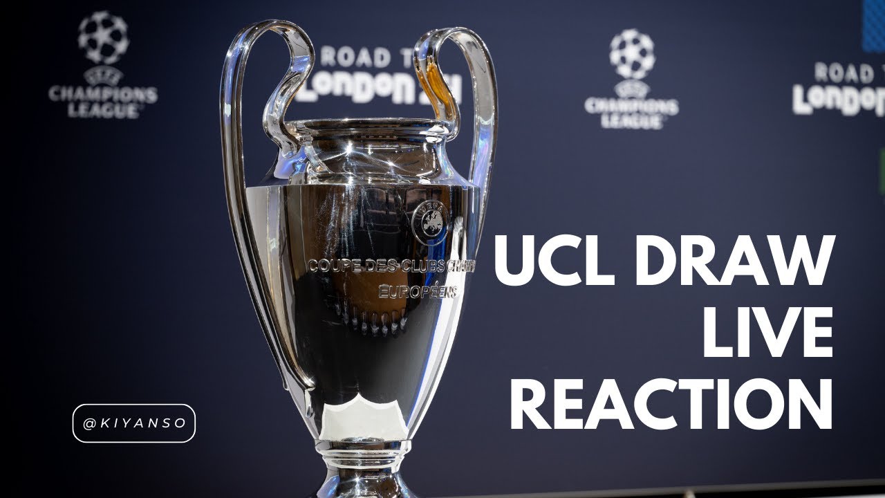 UCL DRAW LIVE REACTION - YouTube