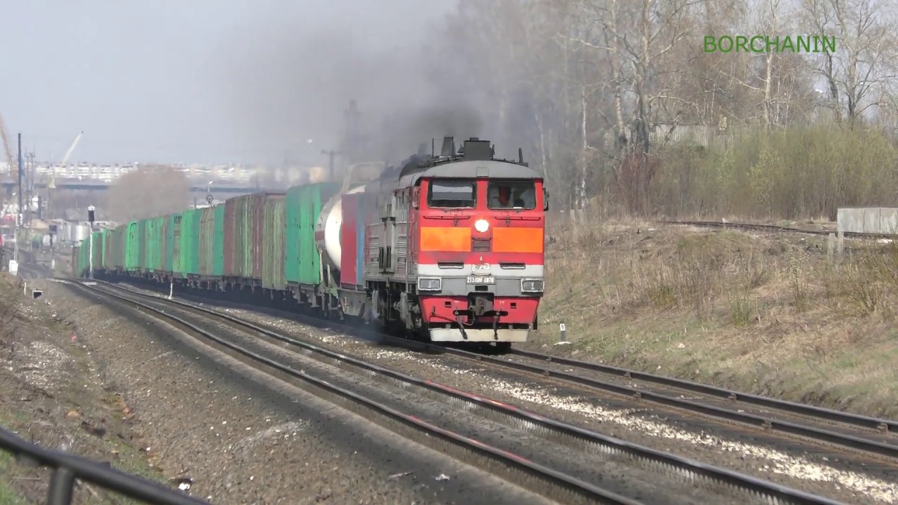 [ИСАКОГОРКА] 2ТЭ10М-0870 ТАЩИТ ГРУЗОВОЙ СО СТОРОНЫ АРХАНГЕЛЬСКА ...
