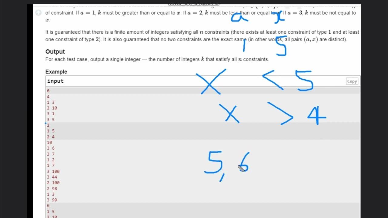 A. Satisfying Constraints | Codeforces Round 919 (Div. 2) | Codeforces | Full solution - YouTube
