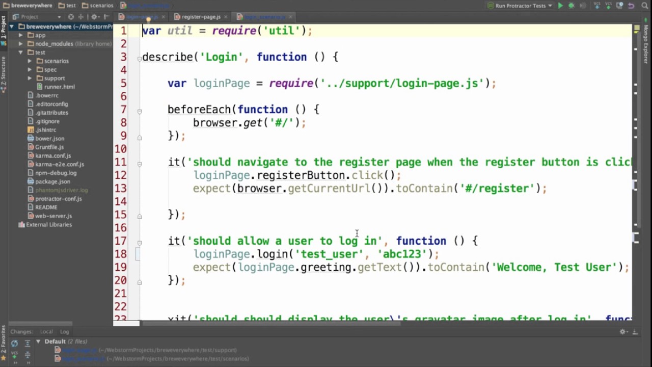 Create A Page Object In Angularjs Protractor Youtube 4161