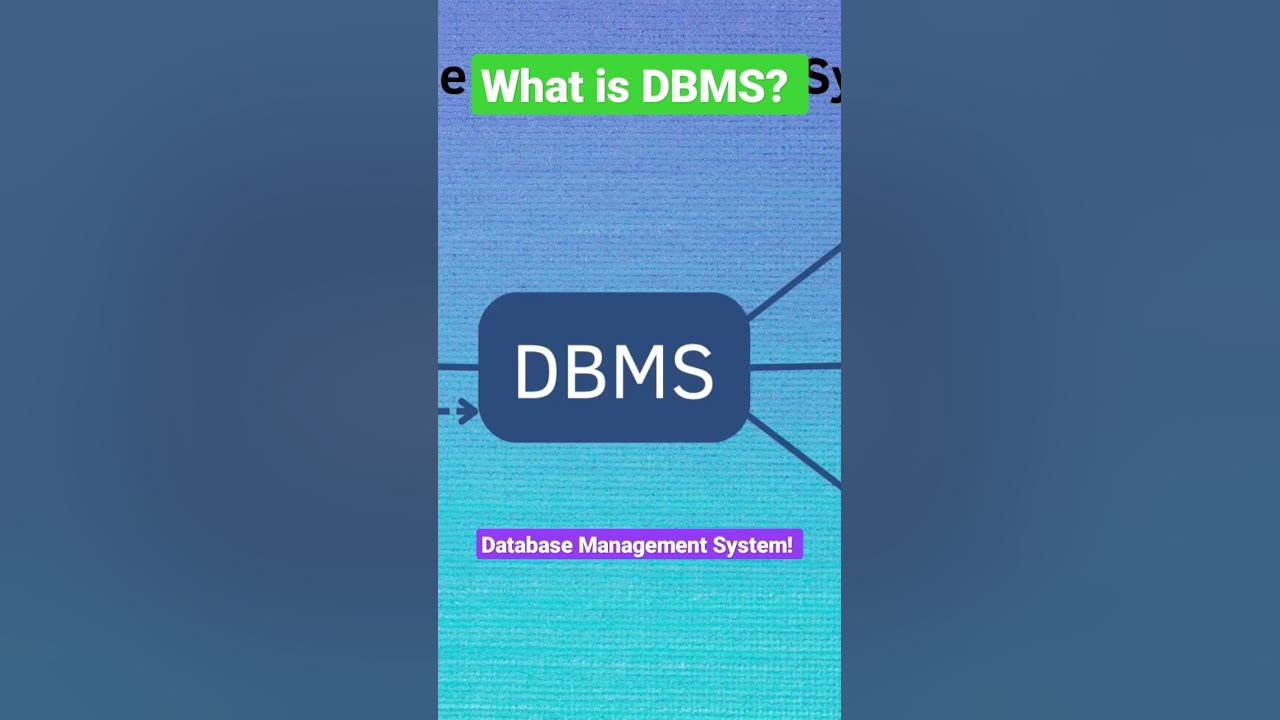 what is DBMS? Examples of DBMS - YouTube