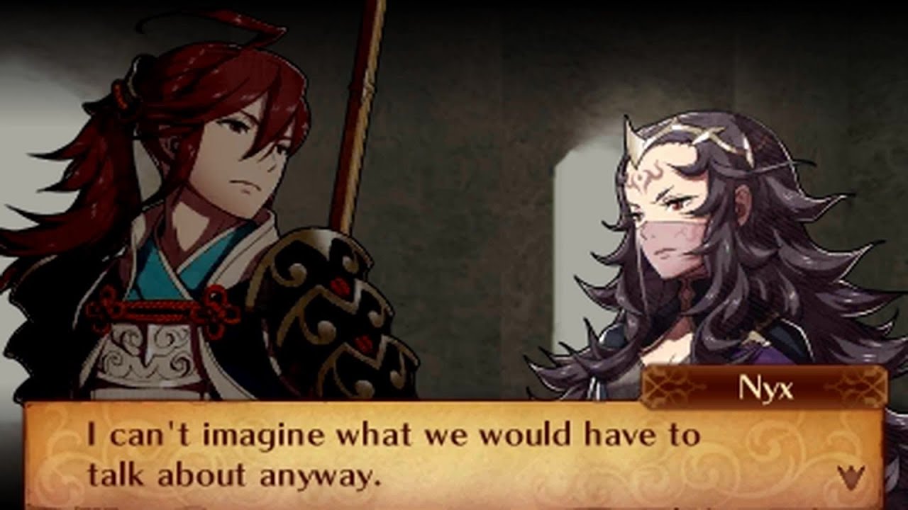 Fire Emblem Fates: Revelation - Nyx & Subaki Support Conversations ...