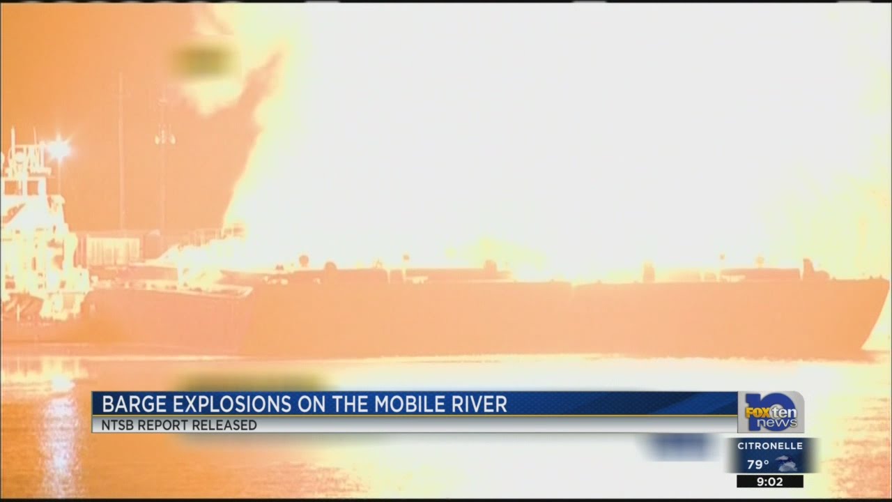One year later: Recap of barge explosion, NTSB findings - YouTube