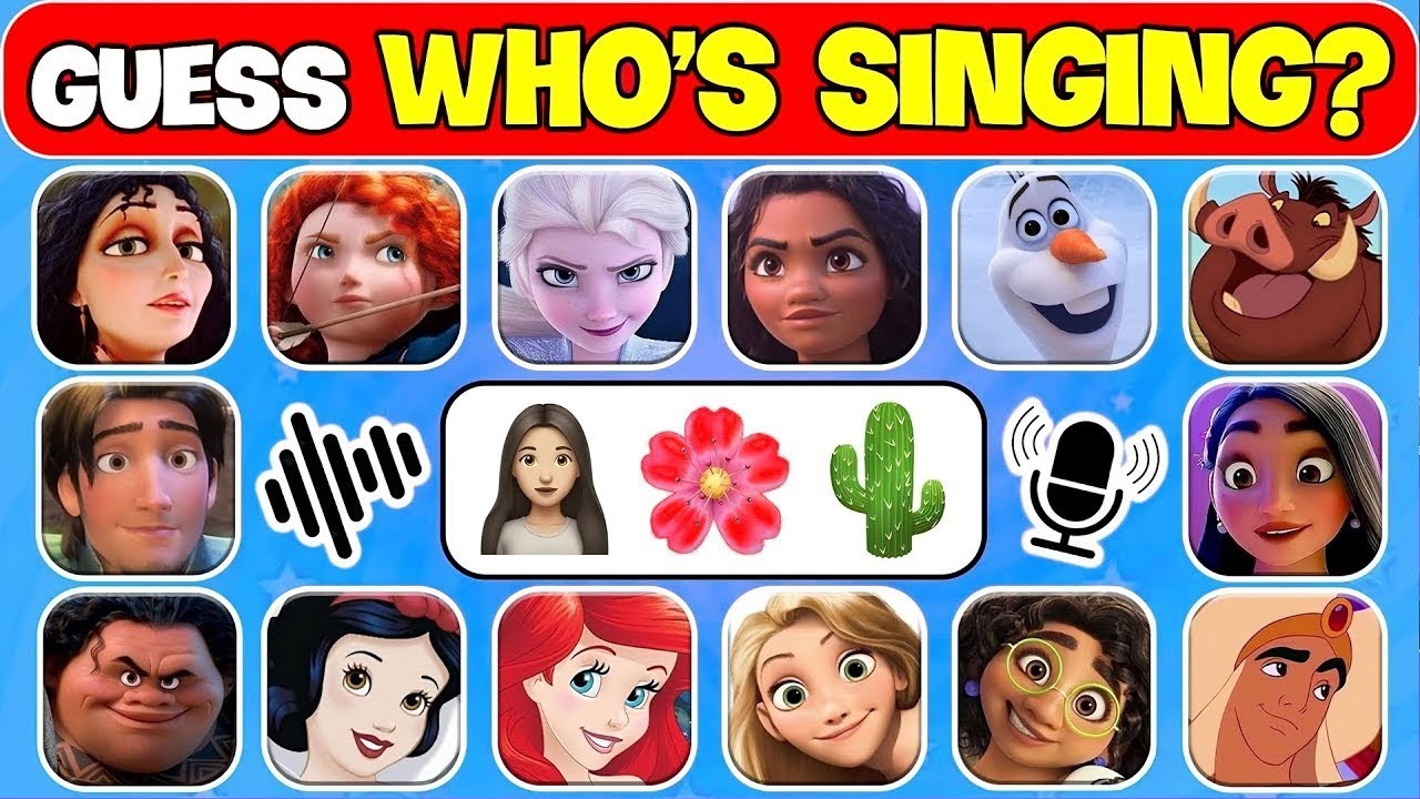 Guess the Disney Song Music Quiz | Can You Guess the 60 Disney Songs ...