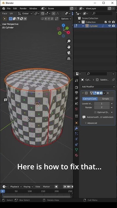 📙 Your UVs are messed up after adding SubD? Here's how to fix that! #shorts - YouTube