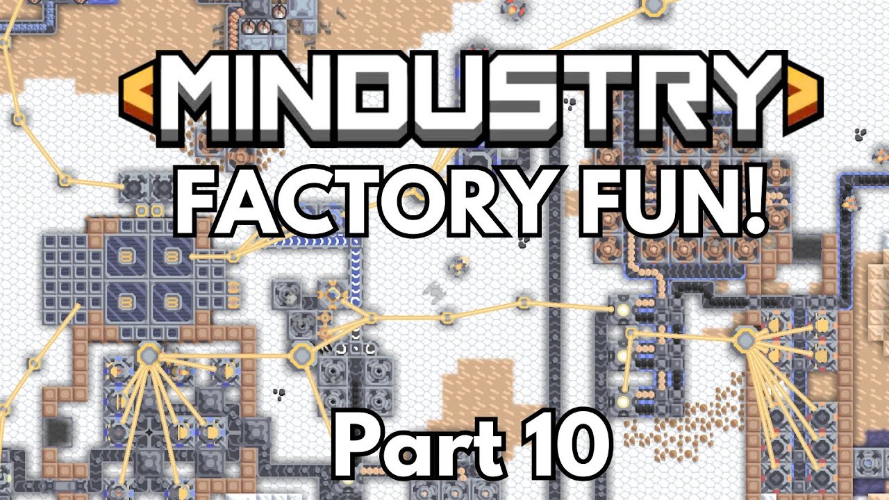 Drones to optimize my production? Yes please! | Mindustry - YouTube