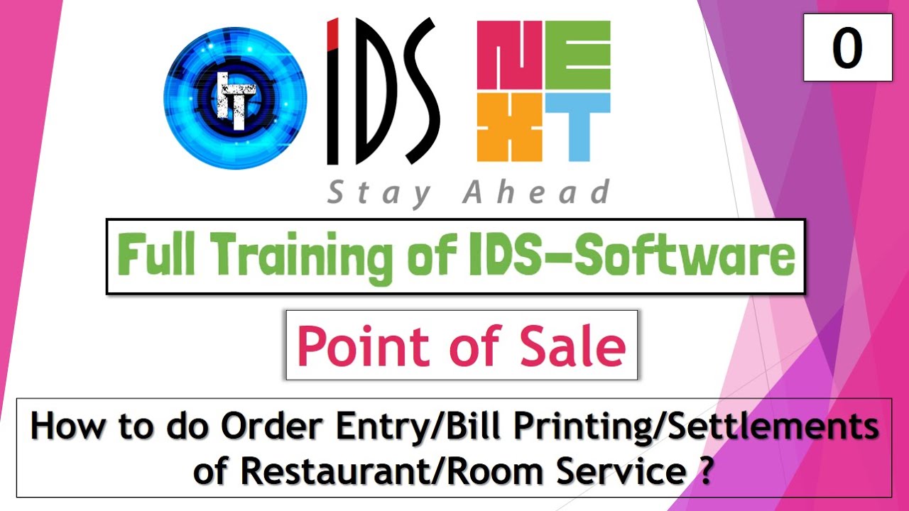 IDS Training | Full Training of FNB Service | Room Service | Order ...