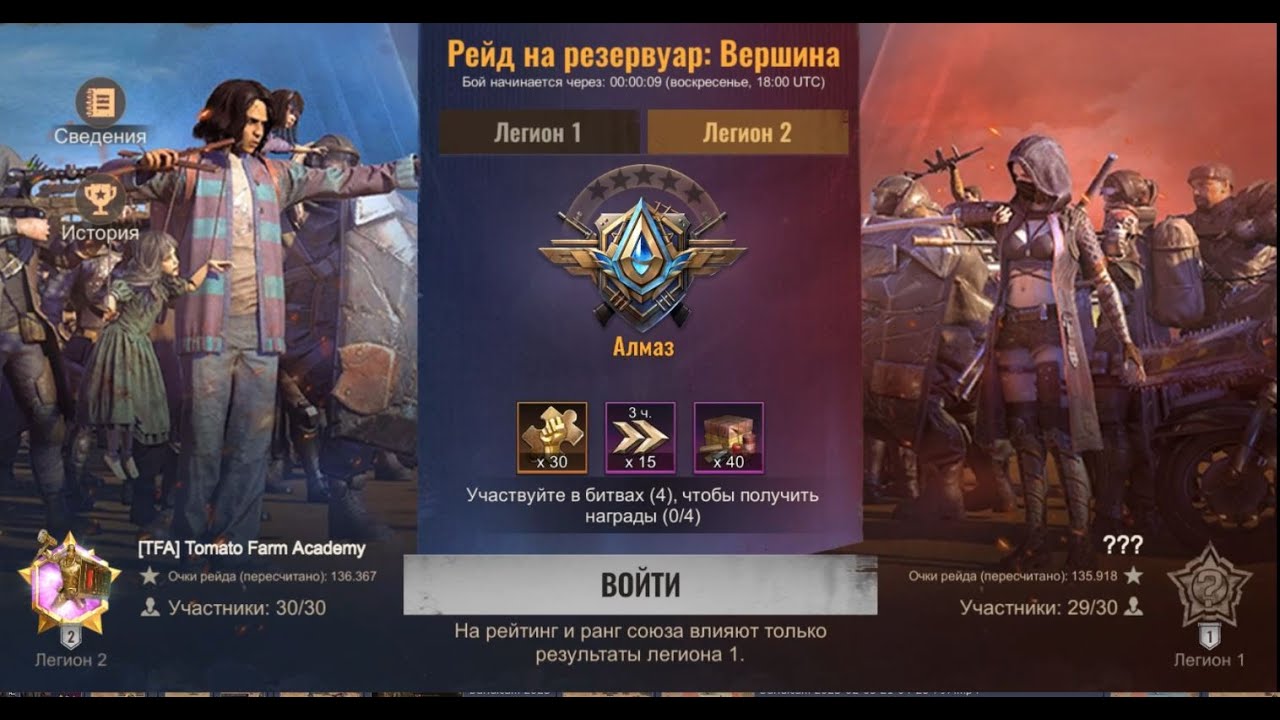 State of Survival: Reservoir Raid The Summit. Legion2. 248 [TFA] vs 446 ...