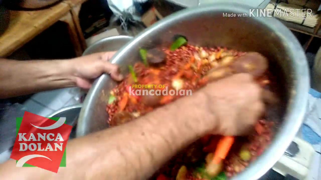 Giling Kacang Bumbu Sambal Pecel Indonesian Peanut Sauce Youtube