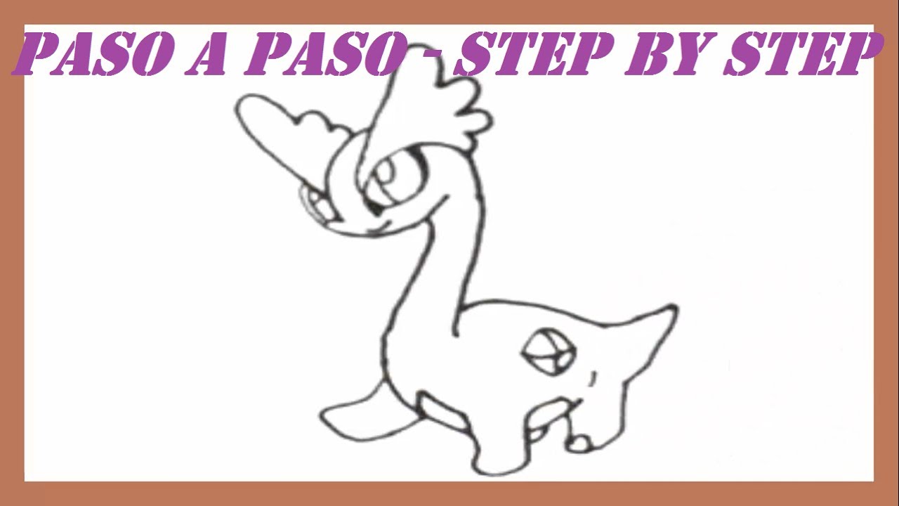 Como dibujar Amaura Pokemon l How to draw Amaura Pokemon - YouTube
