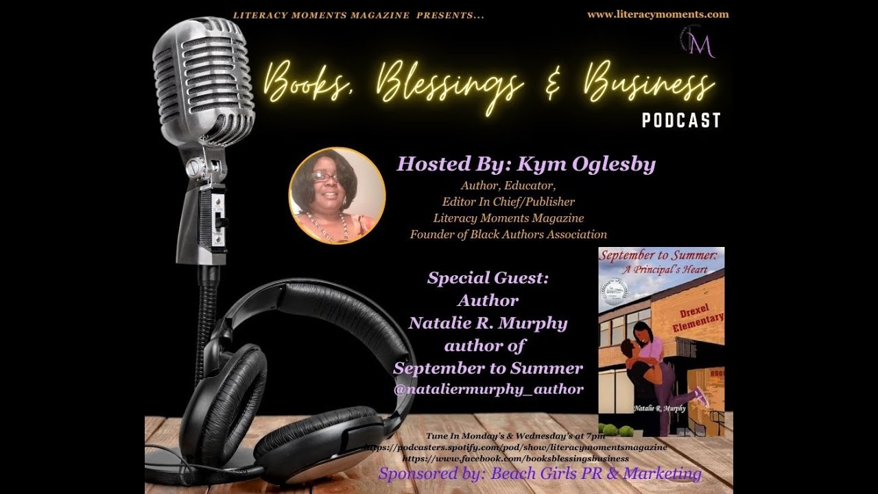Books, Blessings and Business podcast with author Natalie Murphy - YouTube