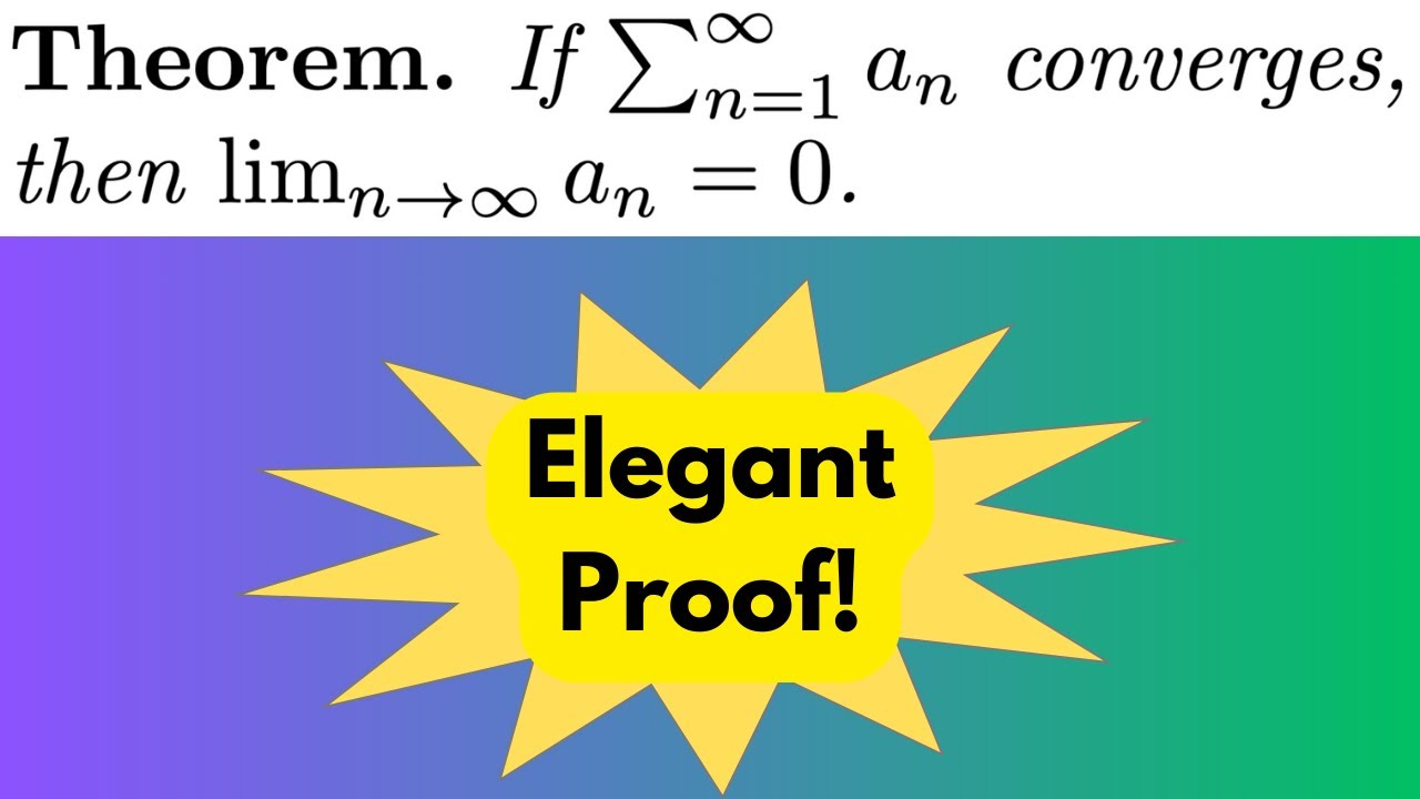 The MOST BASIC Convergence TEST for SERIES! - YouTube
