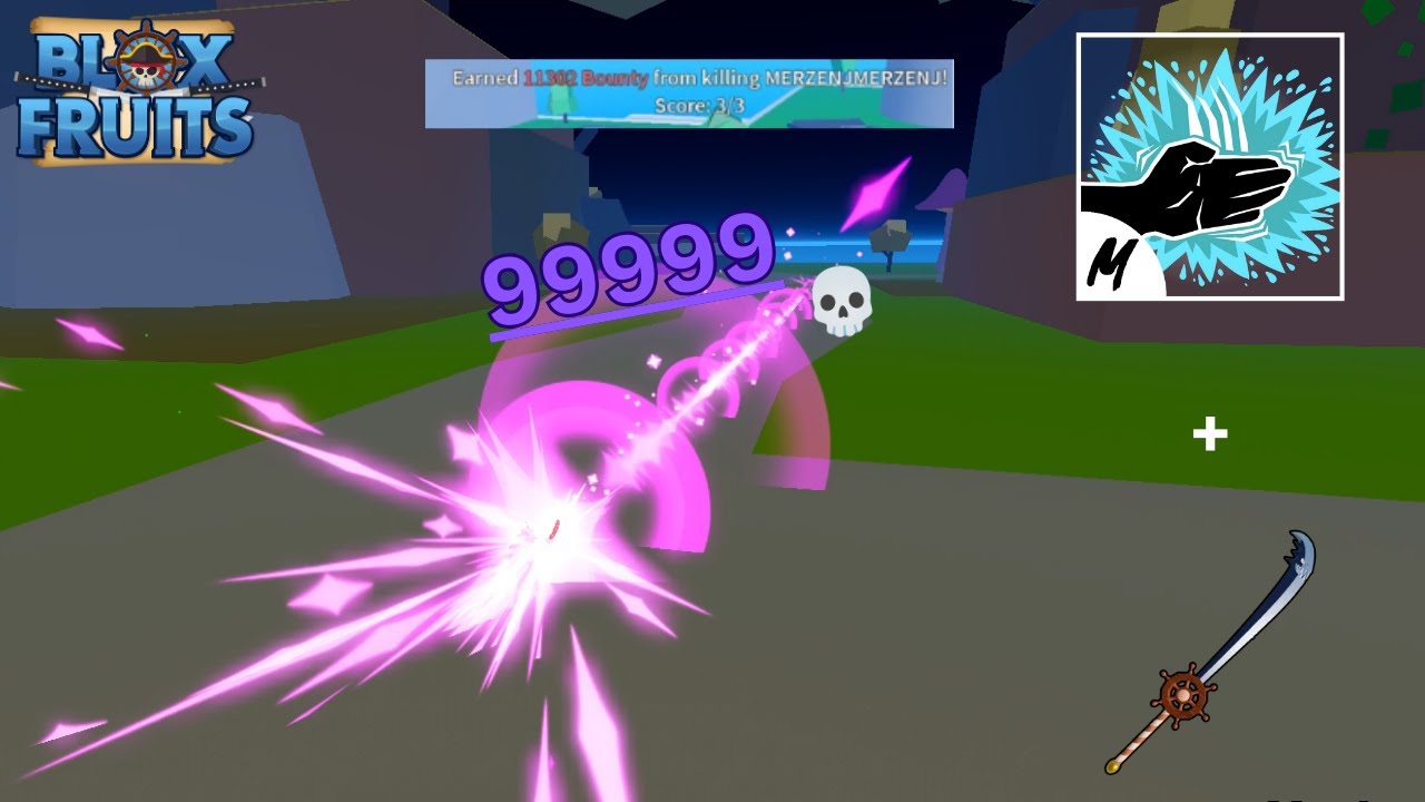 Bounty hunting using buddy sword. Blox fruits - YouTube