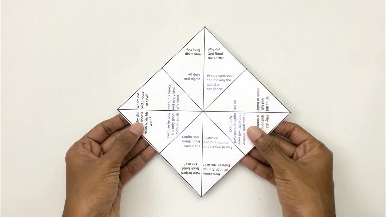 Noah's Ark Bible Story Activity, Sunday school craft for kids, Fortune ...