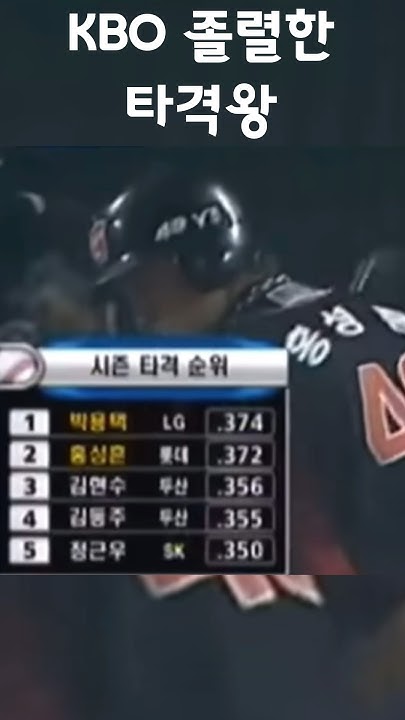 KBO 역대급 타격왕이라 불리는 박용택 #shorts - YouTube