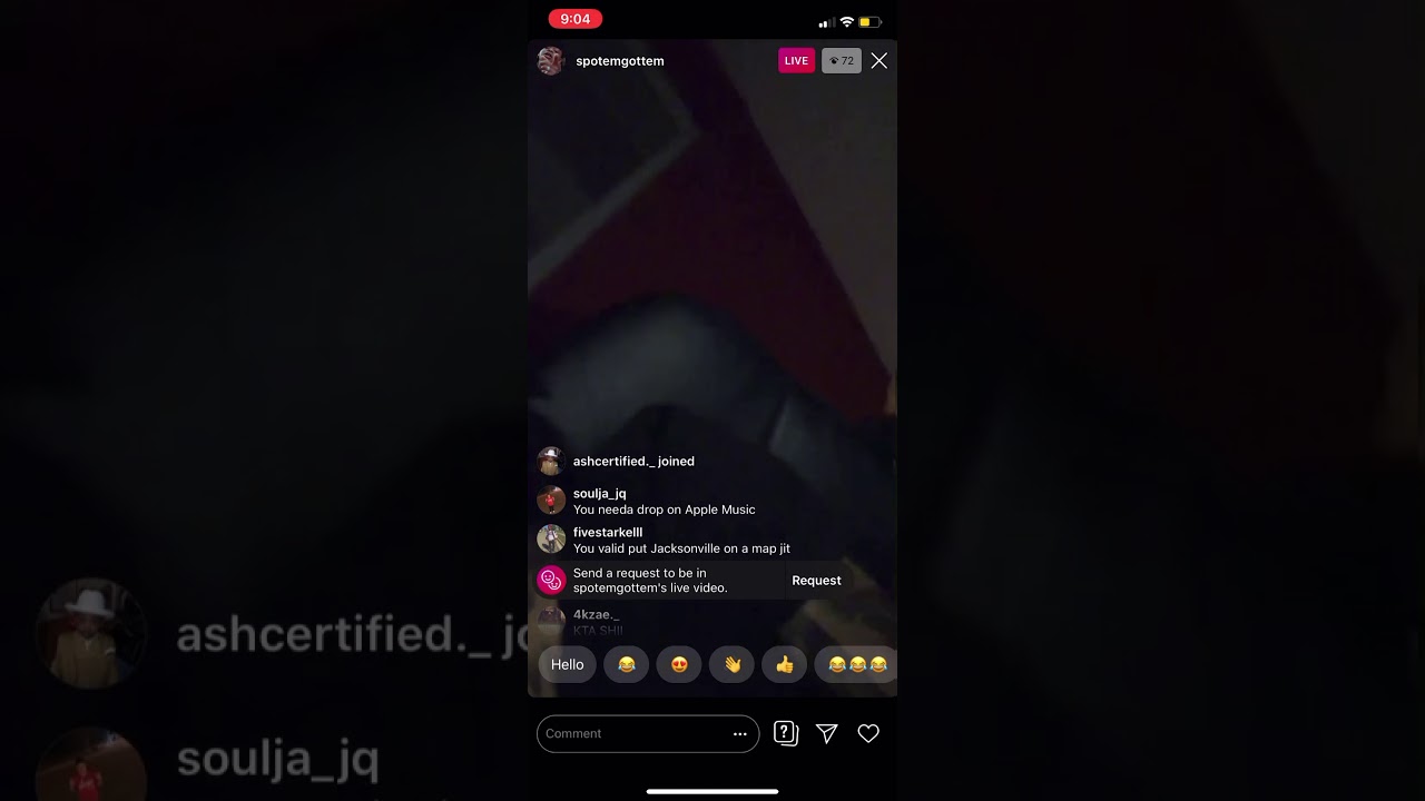 Spottem gottem unreleased song on live - YouTube