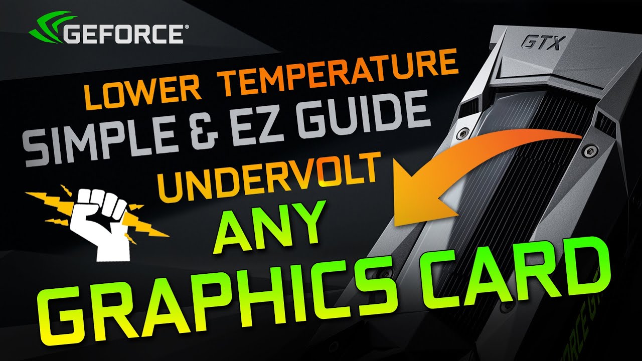 Undervolt Any GPU With MSI Afterburner | Quick & Simple Tutorial 2021 ...