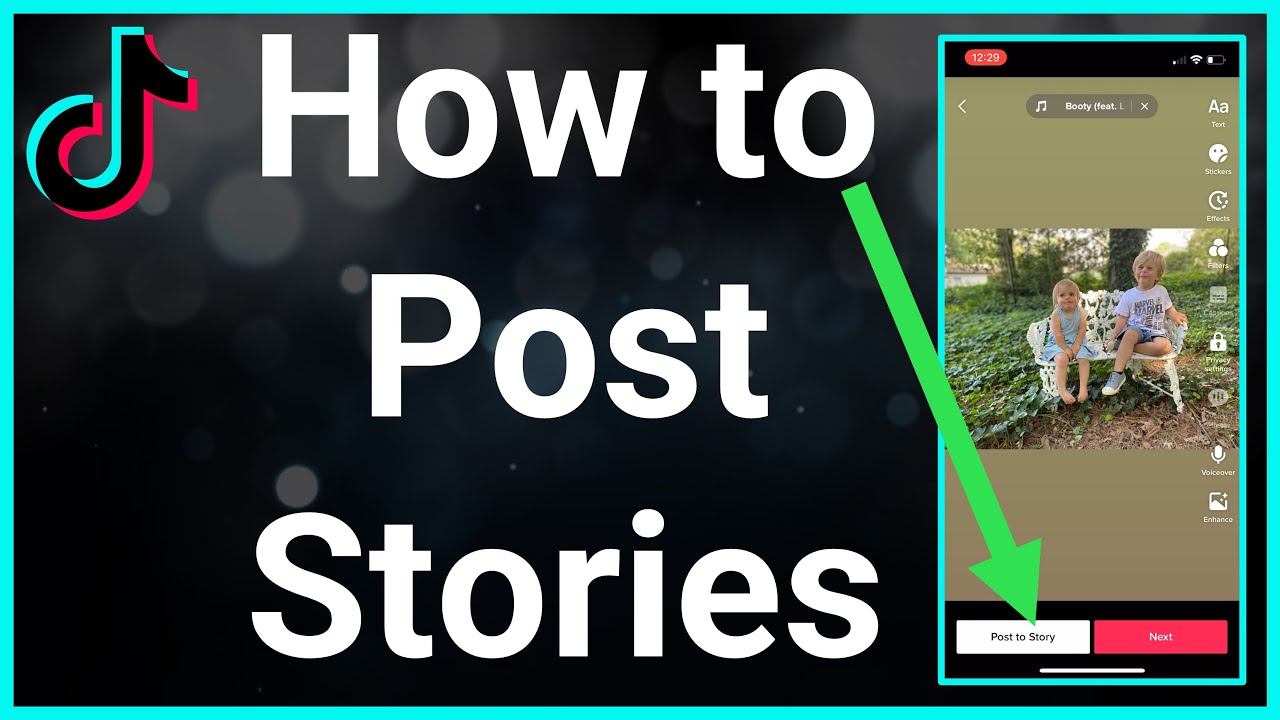 How To Post Stories On TikTok - YouTube