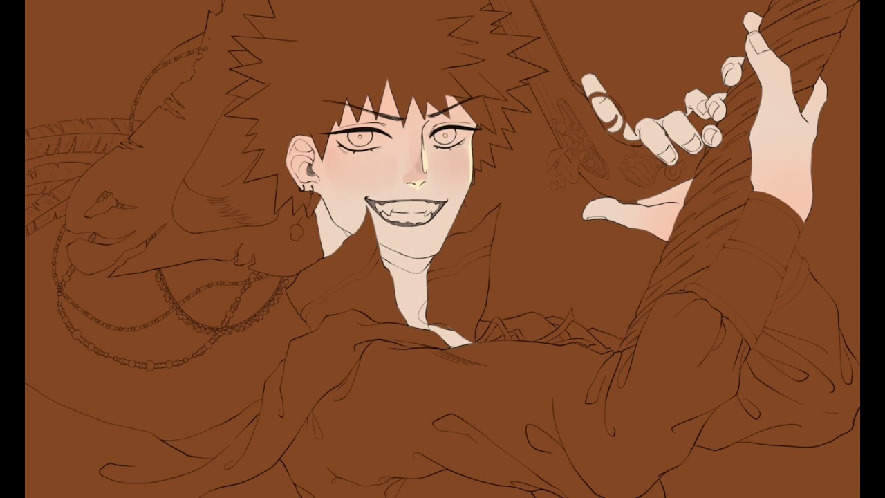 [Speedpaint] Pirate Bakugo (BNHA) - YouTube
