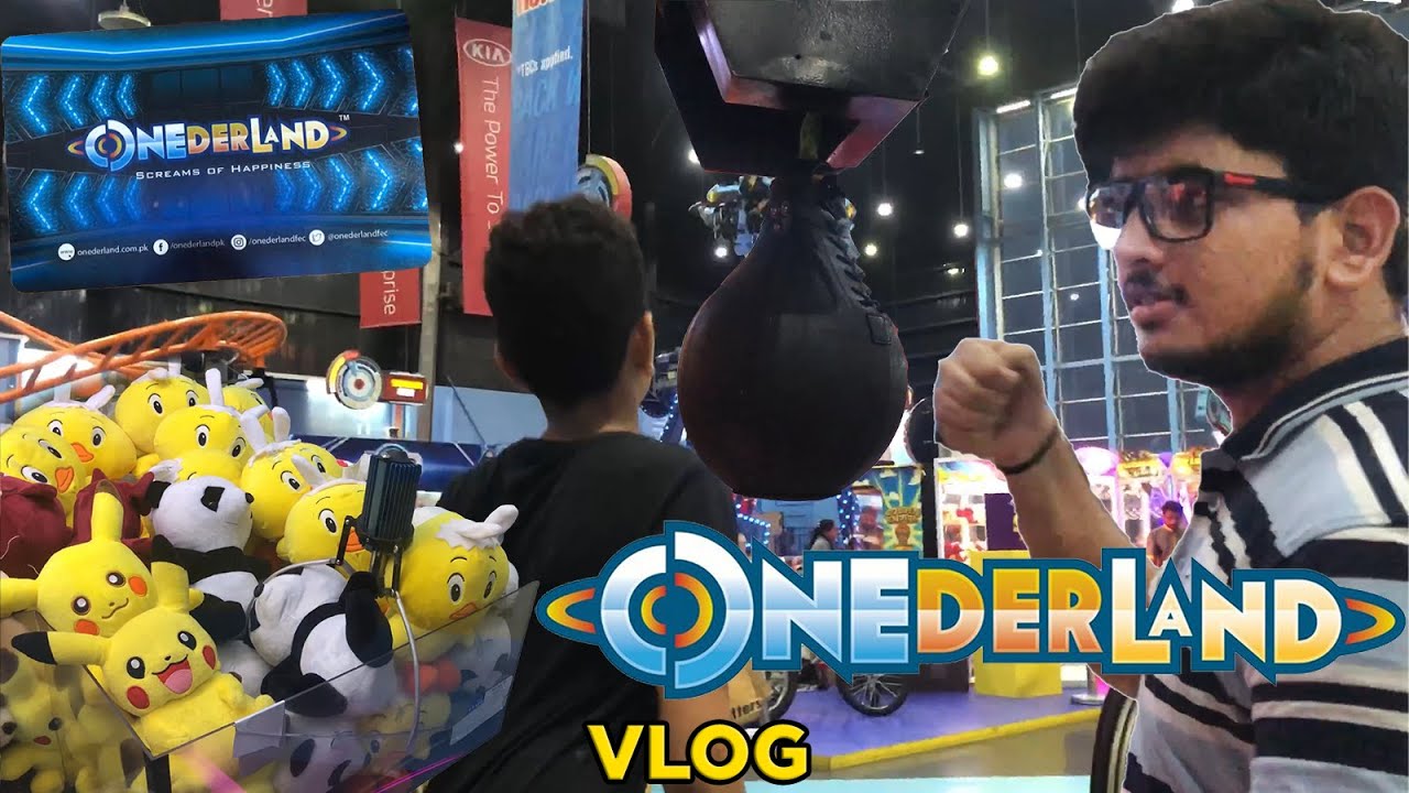 Fun At Onederland Lucky One Mall Karachi | Vlog | Qaim Abbas - YouTube