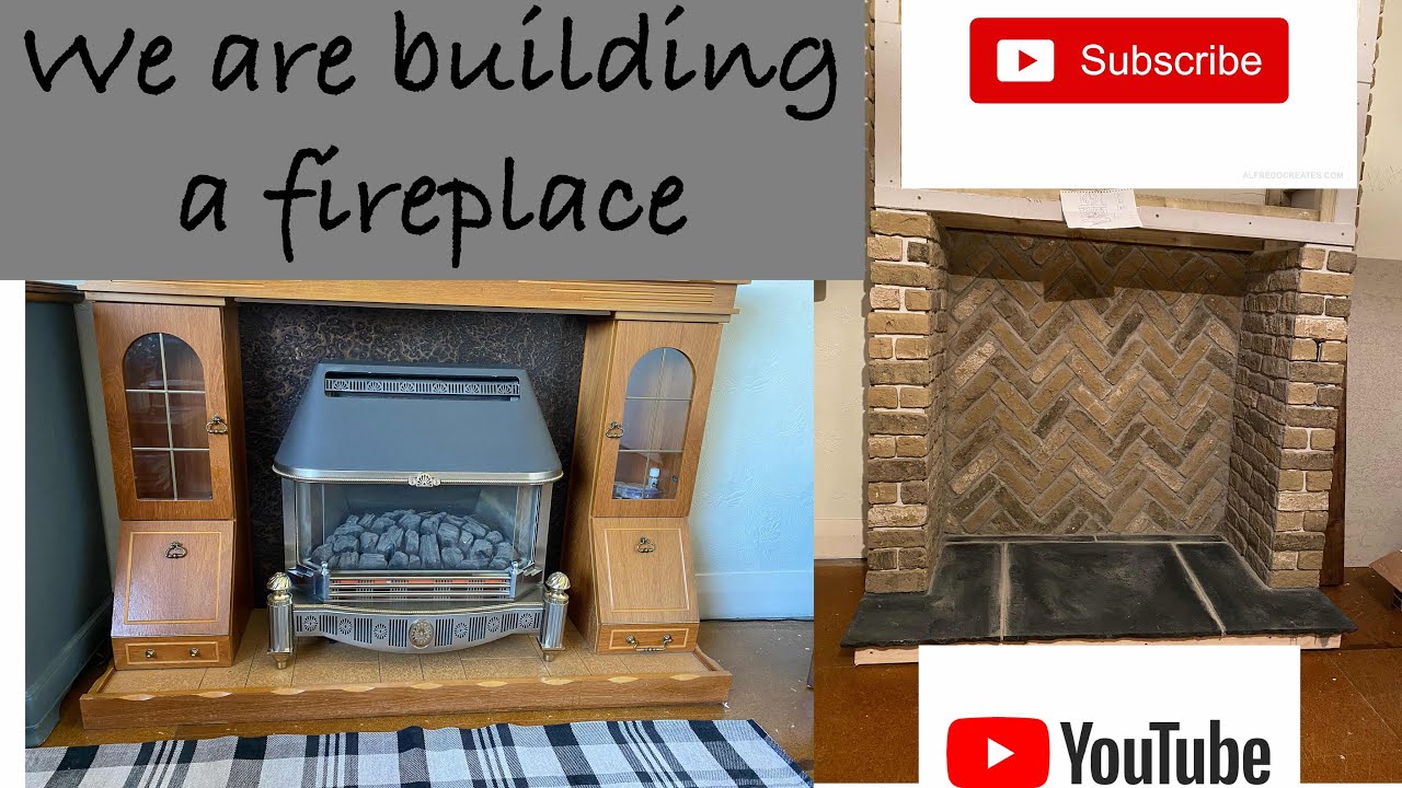 WE ARE BUILDING A FIREPLACE FROM SCRATCH 🙈😁 - YouTube