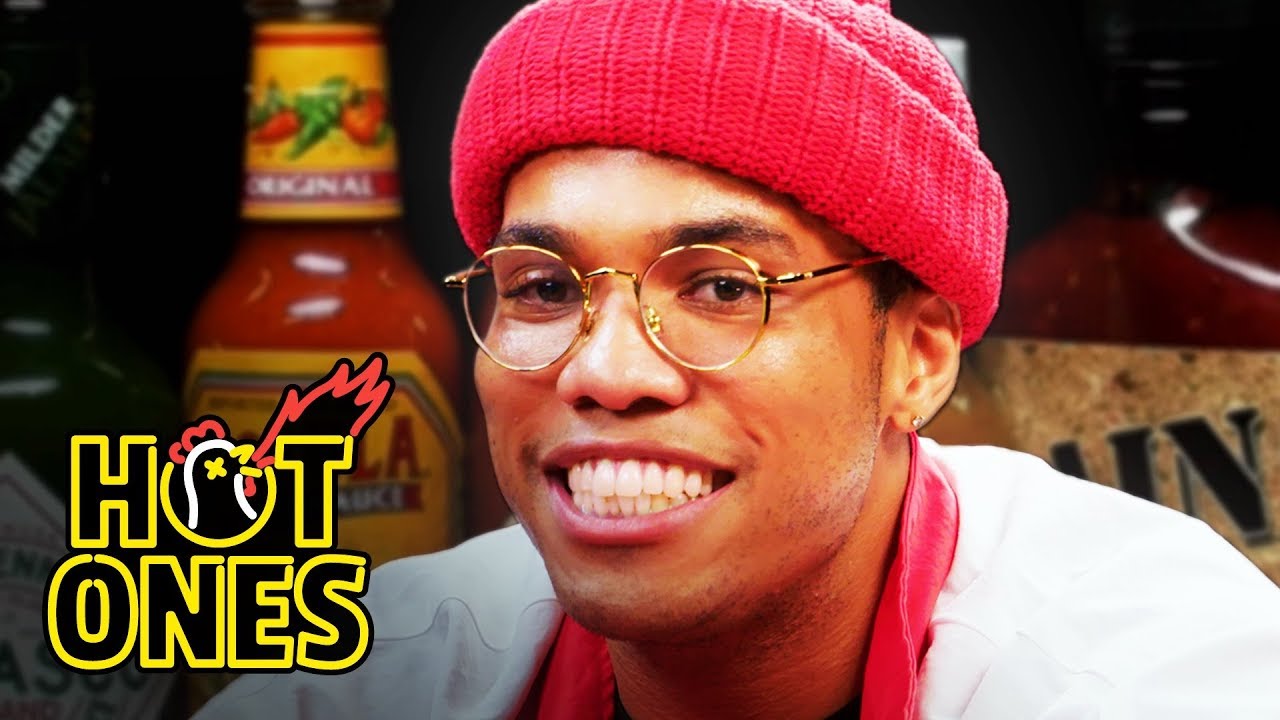 Anderson .Paak Sings Hot Sauce Ballads While Eating Spicy Wings | Hot ...