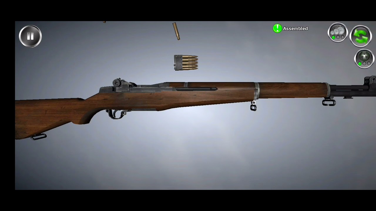 How M1 Garand reload and works - YouTube