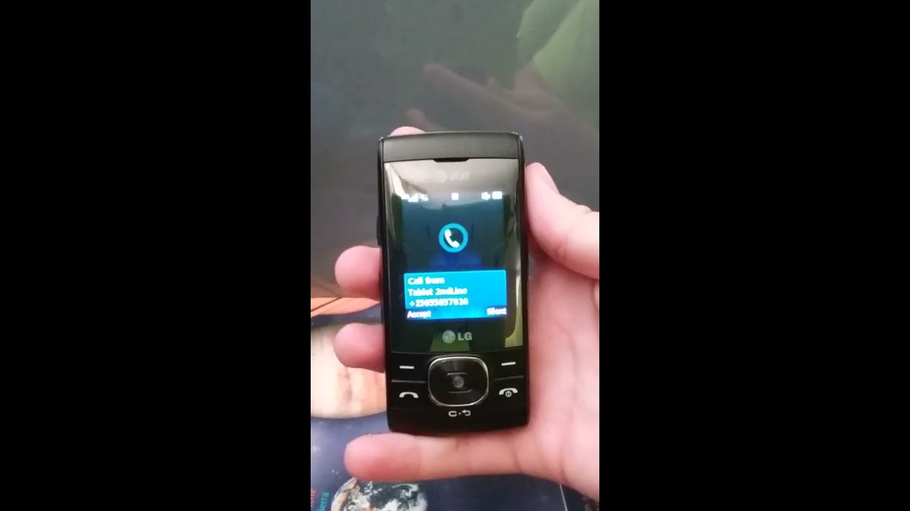 LG GU295 incoming call - YouTube