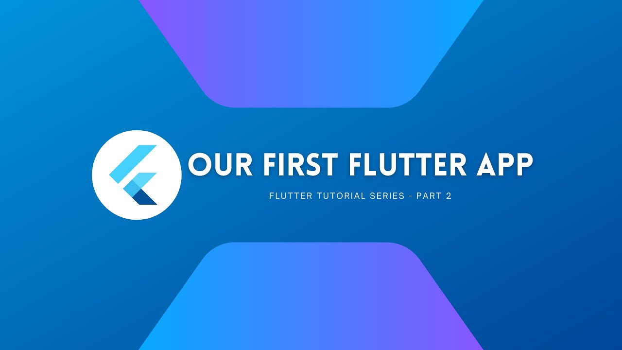Running our first flutter app | Flutter Tutorial Series - YouTube
