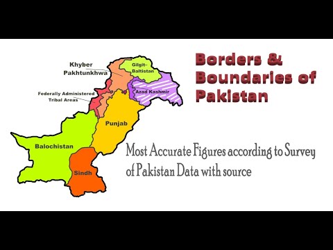 Borders and Boundaries of Pakistan | Geographical Orientation | Most ...