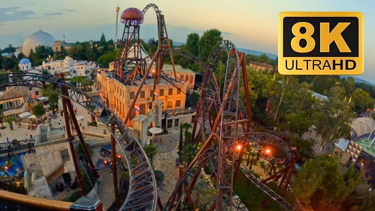 VOLTRON Europa Park Sunset POV | 8K Ultra HDR | 2024 - YouTube