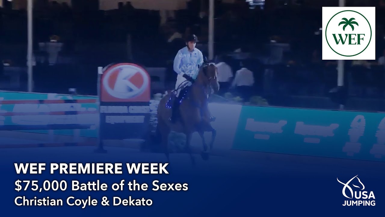 Christian Coyle and Dekato | $75,000 Battle of the Sexes | WEF Premiere ...