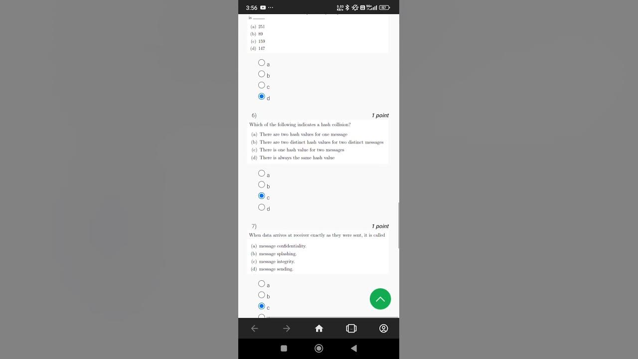 NPTEL Cryptography and Network Security | Week 8 Assignment Solutions | NPTEL, January to April ...