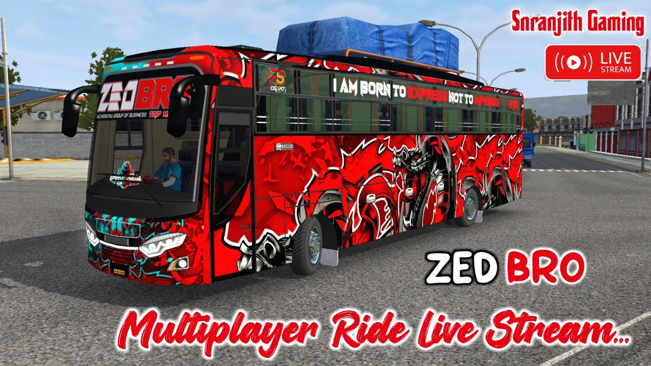 Zedbro Bus Multiplayer Ride | Bussid Live Multiplayer | Streaming with ...