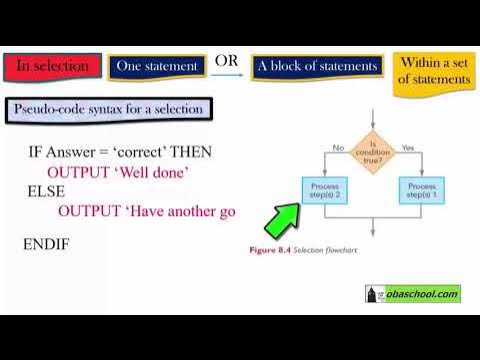 Computational Thinking, Algorithms & Programming - 1.21 Pseudocode - Selection & Nested ...