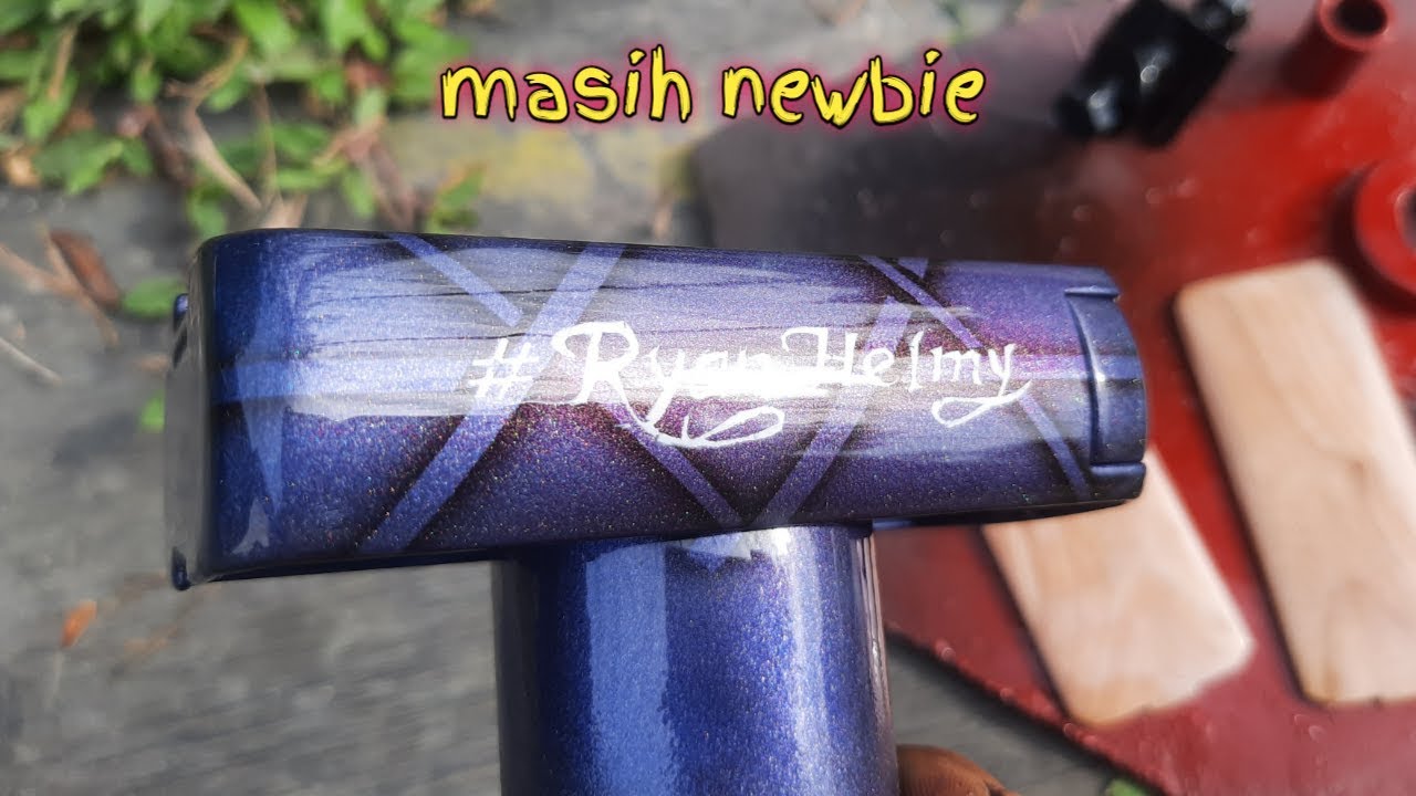 Repaint Vapor Vape Mod | Custom cover dari kayu - YouTube