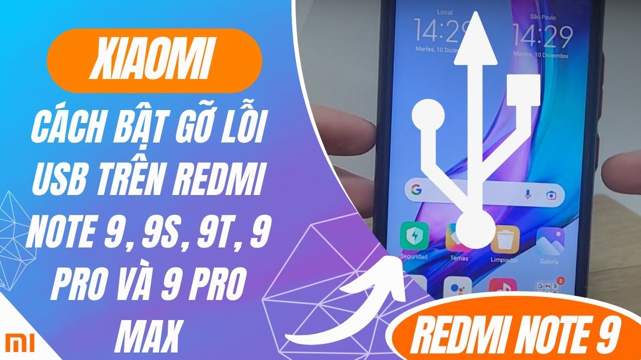 Cách bật gỡ lỗi USB trên Redmi Note 9, 9S, 9T, 9 Pro và 9 Pro Max - YouTube