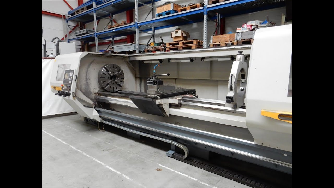 Used CNC Cycle Lathe Fat Tur800MN x 4000 mm for sale - YouTube