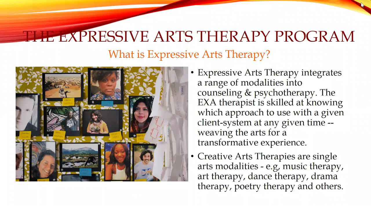 Expressive Arts Therapy Program Counseling Psychology CIIS YouTube Expressive Arts Therapy Program Counseling Psychology CIIS YouTube