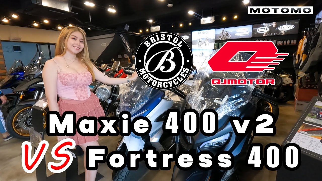 Bristol Maxie 400 v2 VS QjMotor Fortress 400 | Motomo - YouTube
