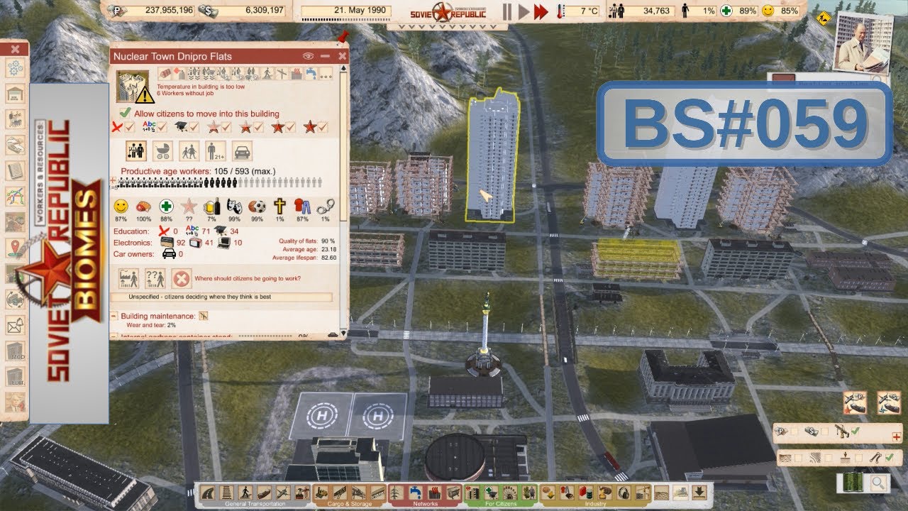 BS059: First citizens in nuclear town | Siberia realistic | workers and ...
