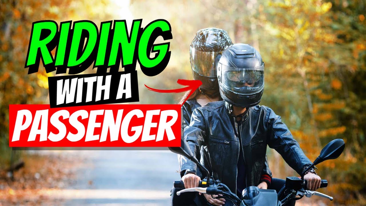 How to Ride a Motorcycle with a Passenger - YouTube