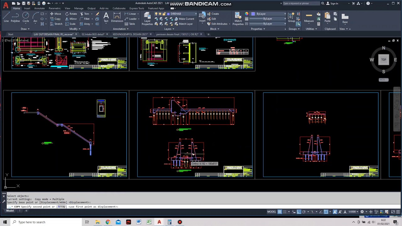 PROSES MENGGAMBAR EMBUNG #EMBUNG #CAD #AUTOCAD - YouTube