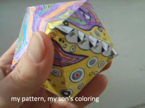 papercraft - paper snapper - tutorial - dutchpapergirl - YouTube