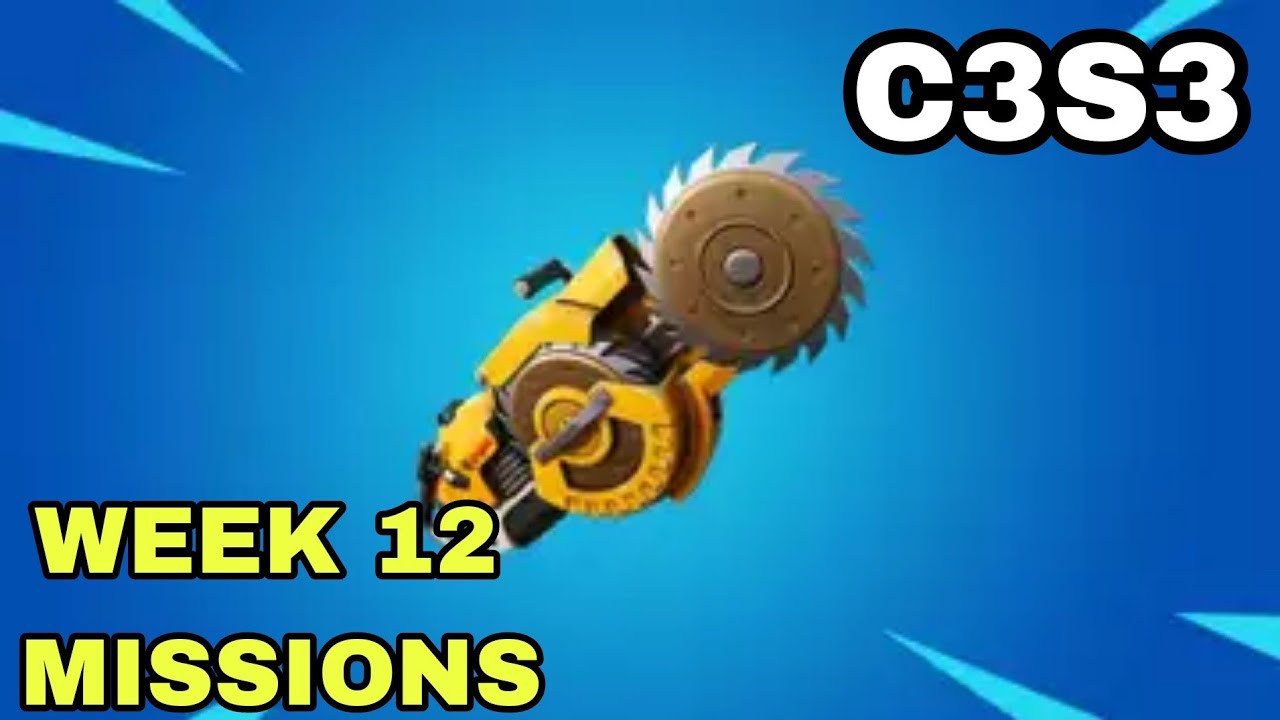 #FORTNITE - CHAPTER 3 SEASON 3 - WEEK 12 MISSIONS - YouTube