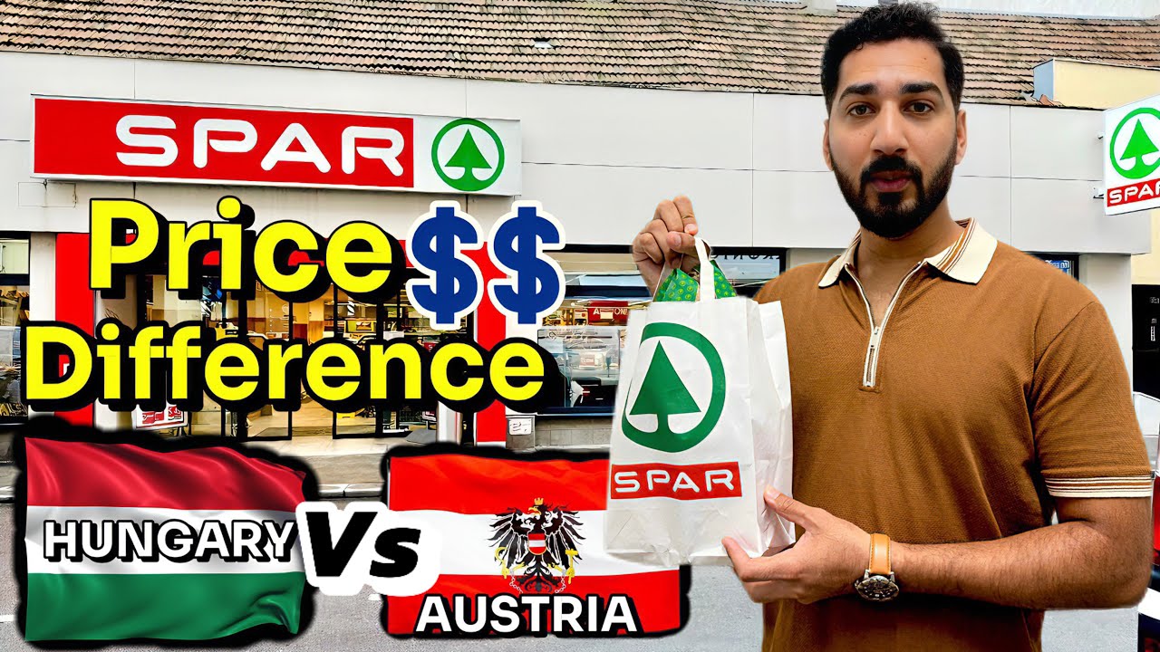 Is Austria Expensive? Shocking difference between Hungary🇭🇺 & Austria🇦🇹 ...