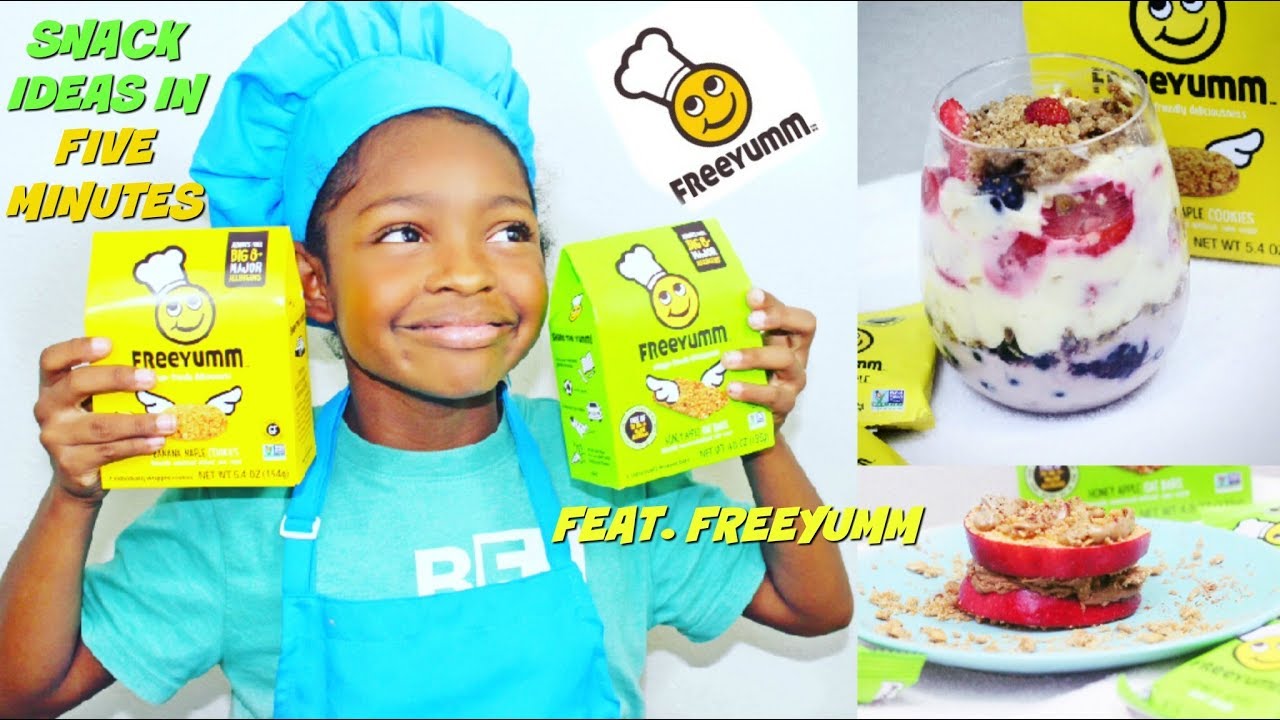 GRAB & GO SNACKS IN 5 MINS | FREEYUMM FOODS - YouTube