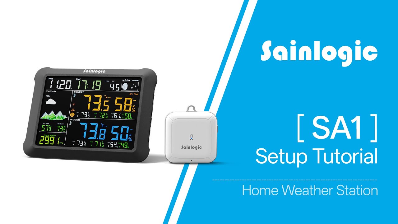 Sainlogic SA1 Setup Tutorial - YouTube